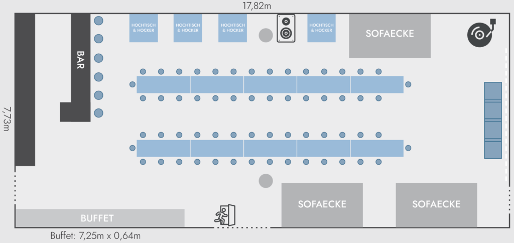 Bestuhlungen für Events & Feiern - Dock10 Berlin